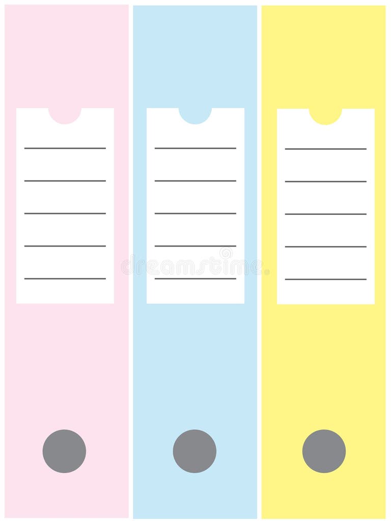 Three Ring Binders Stock Illustrations – 81 Three Ring Binders Stock ...