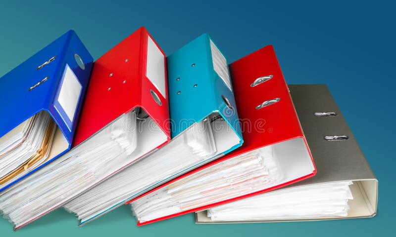 Ring Binders stock image. Image of office, paperwork - 62041233