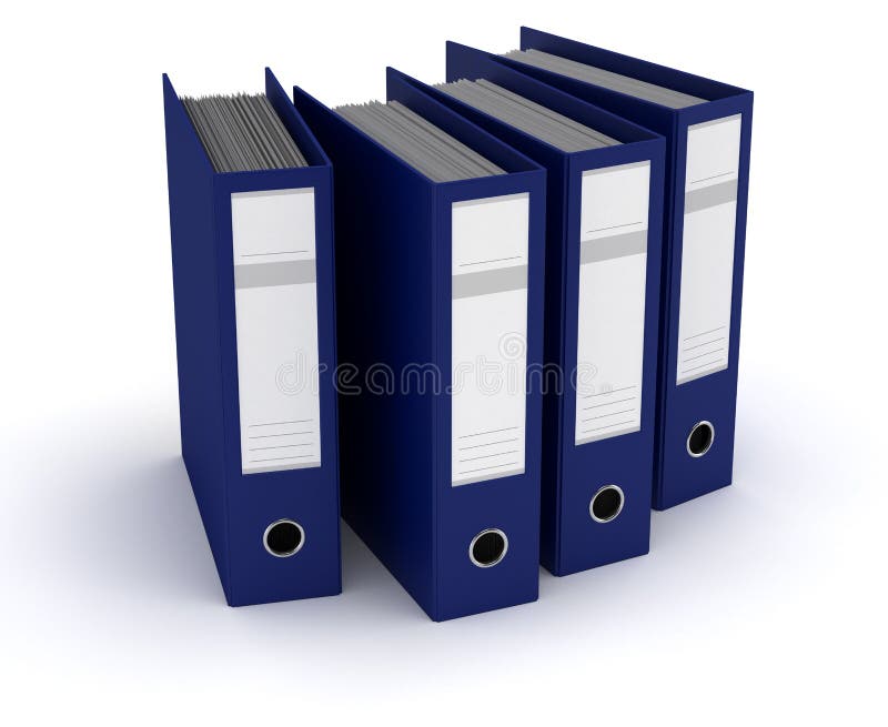 Ring Binders stock illustration. Illustration of blank - 40301228