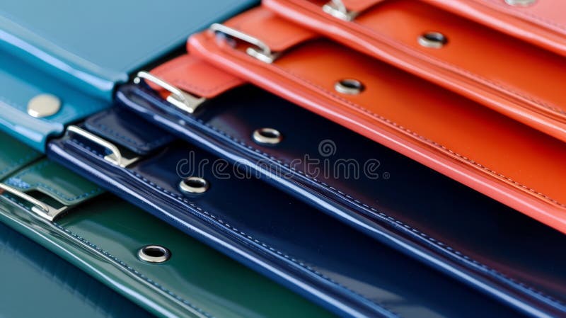 Ring Binders with Pockets for Extra Storage Stock Illustration ...