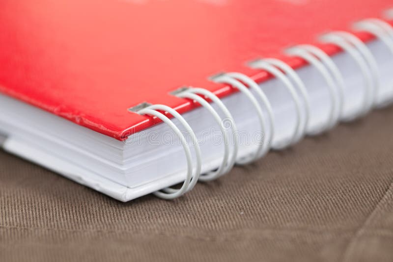 Ring Bound Lined Notepad with a Blanks Photo Attac Stock Image - Image ...