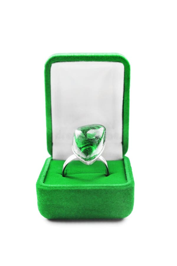 Ring in a box stock image. Image of gemstone, accessory - 87570235