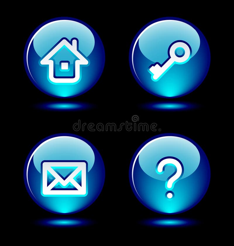 Ring buttons stock vector. Illustration of data, modern - 12081930