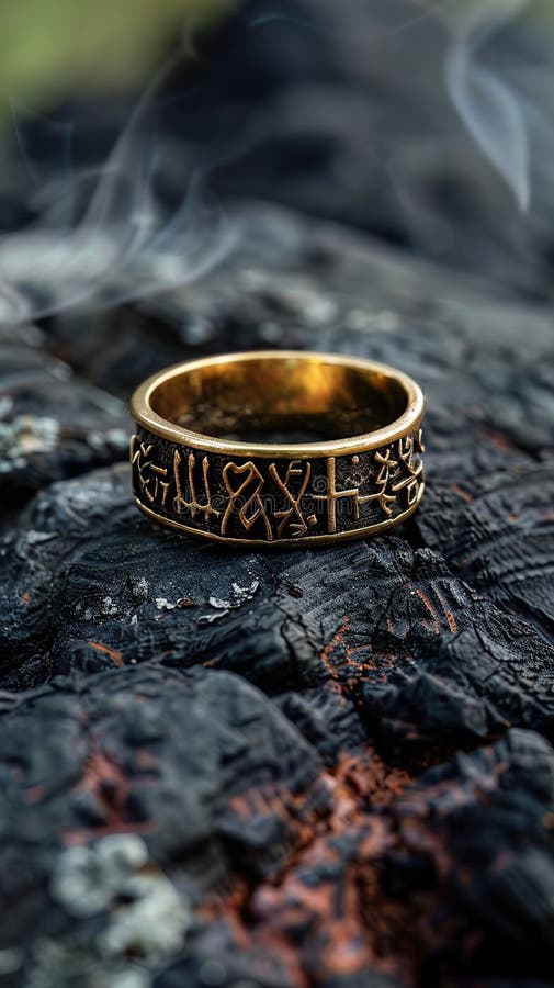 A Ring that Can Summon Mythical Creatures To Aid in Battle Inscribed ...