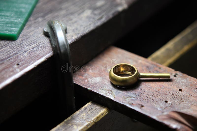 Ring after Casting on Table. Stock Image - Image of city, casted: 118551047