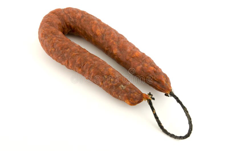 Chorizo Ring stock photo. Image of meat, sausage, round - 34360882