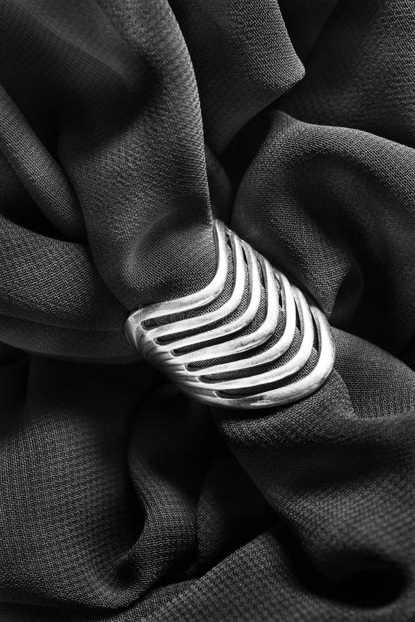Ring on cloth stock photo. Image of accessories, onyx - 81640462