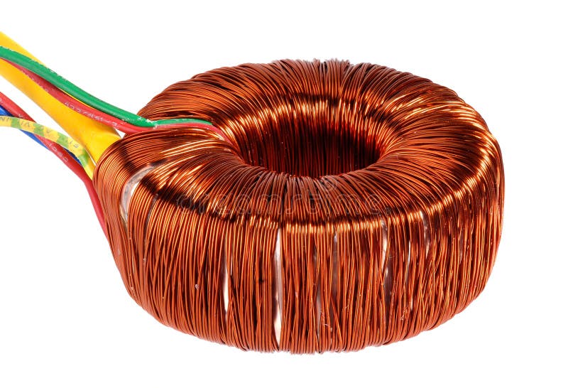 Ring core transformer stock photo. Image of closeup, electromagnetic ...