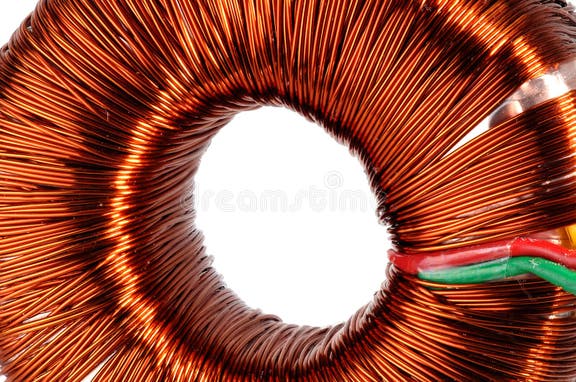 Ring core transformer stock photo. Image of iron, electromagnetic ...
