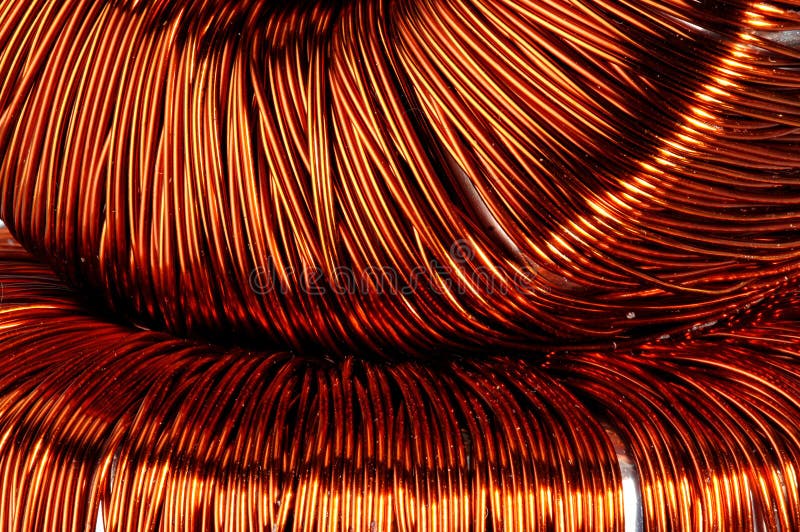 Copper wire stock image. Image of cable, spool, industry - 246563