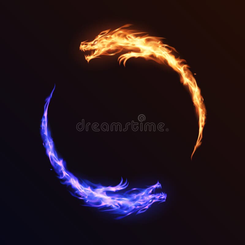 Epic Fire Dragon Circle
