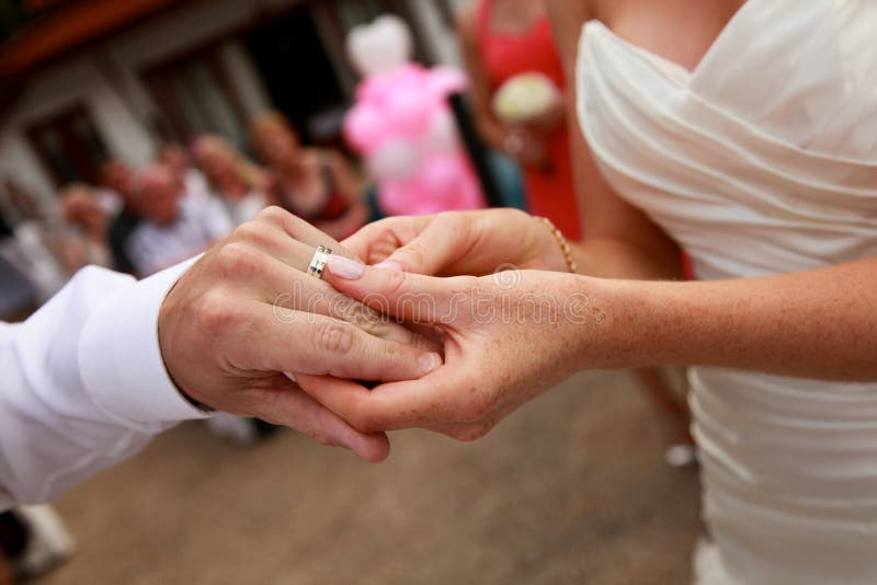 Ring exchange. stock photo. Image of bride, groom, bond - 24642302