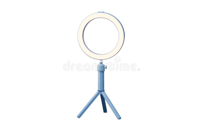 Ring Fill Light with 3d Cartoon Style, 3d Rendering Stock Illustration ...