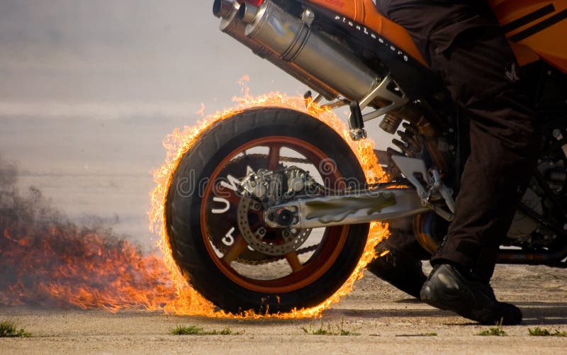 Ring of fire. stock image. Image of burnout, sport, fire - 6407115