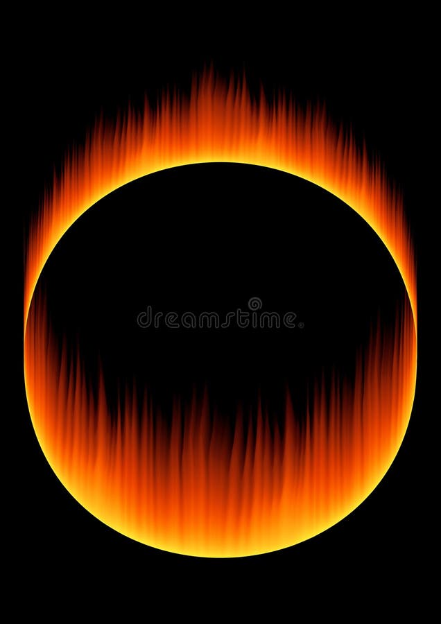 Ring_of_fire stock illustration. Illustration of burning - 6444300
