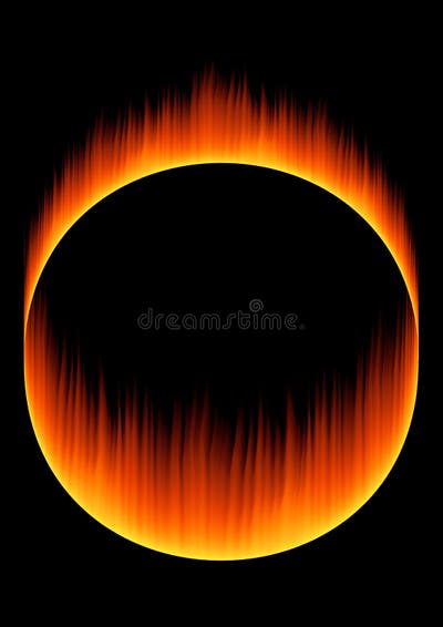 Ring_of_fire stock illustration. Illustration of burning - 6444300
