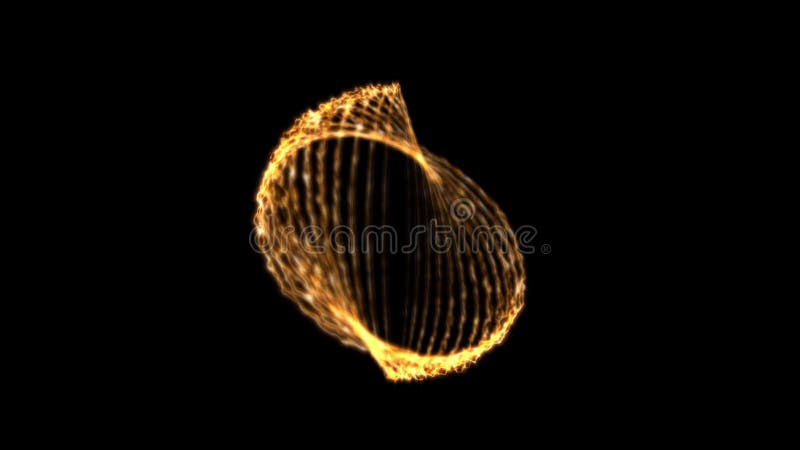 Ring of Fire with Black Background, Abstract Dynamic Patterns of Ring ...