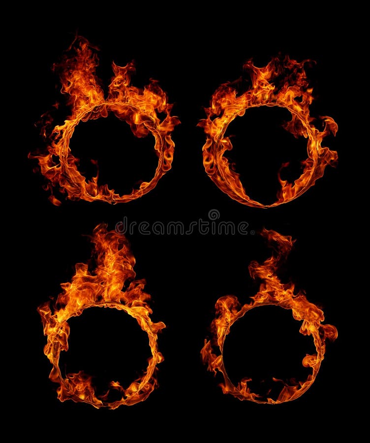 Ring of fire collection stock illustration. Illustration of hell - 45226507