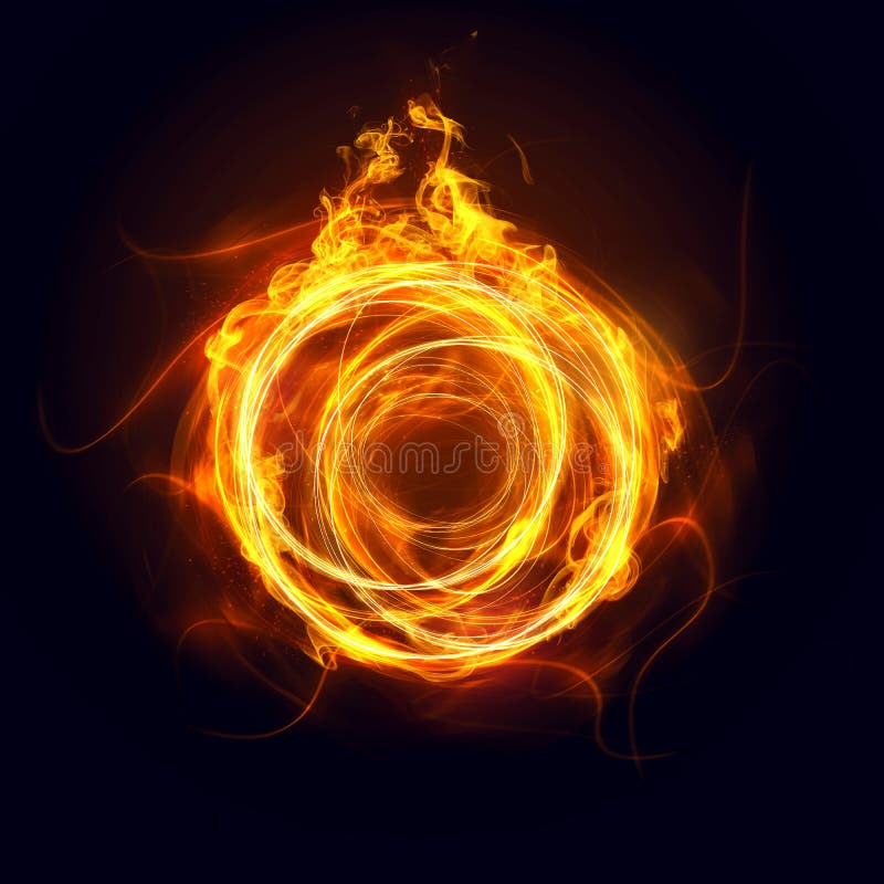 Ring of fire stock illustration. Illustration of abstract - 4072646