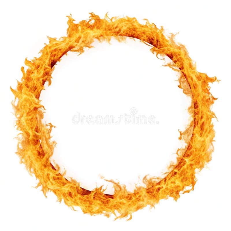 Ring fire flame stock illustration. Illustration of orange - 357565086