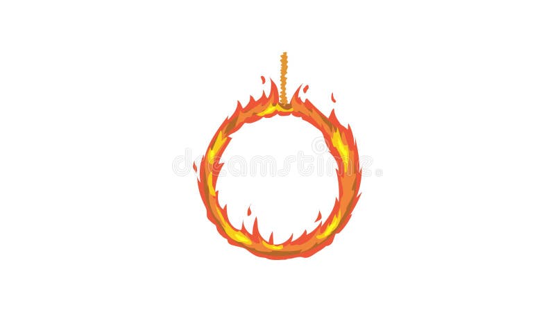 Ring of Fire Icon Animation Stock Video - Video of design, feline ...