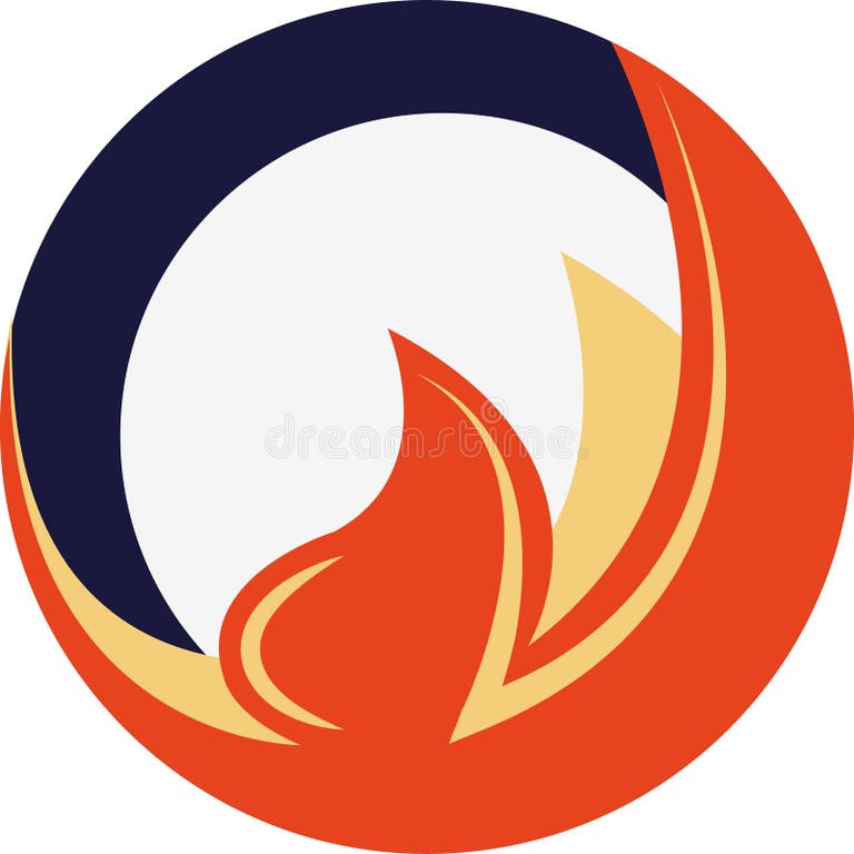 Ring of Fire Logo stock vector. Illustration of flames - 51904233