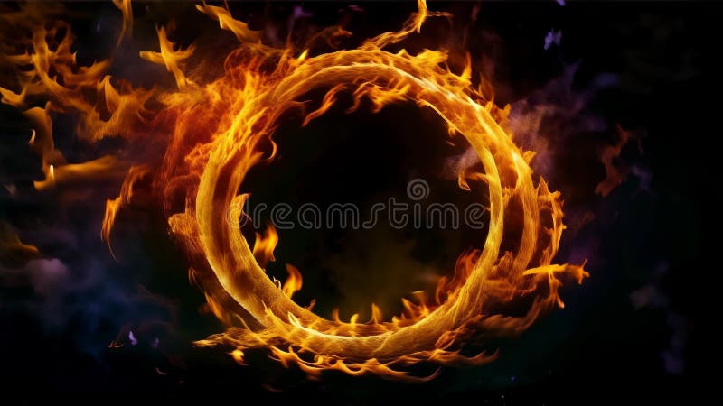 Ring of Fire stock footage. Video of abstract, intense - 303982588
