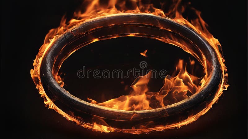 Ring of Fire stock video. Video of texture, burning - 304300395