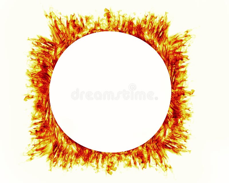 Fire Ring White Background