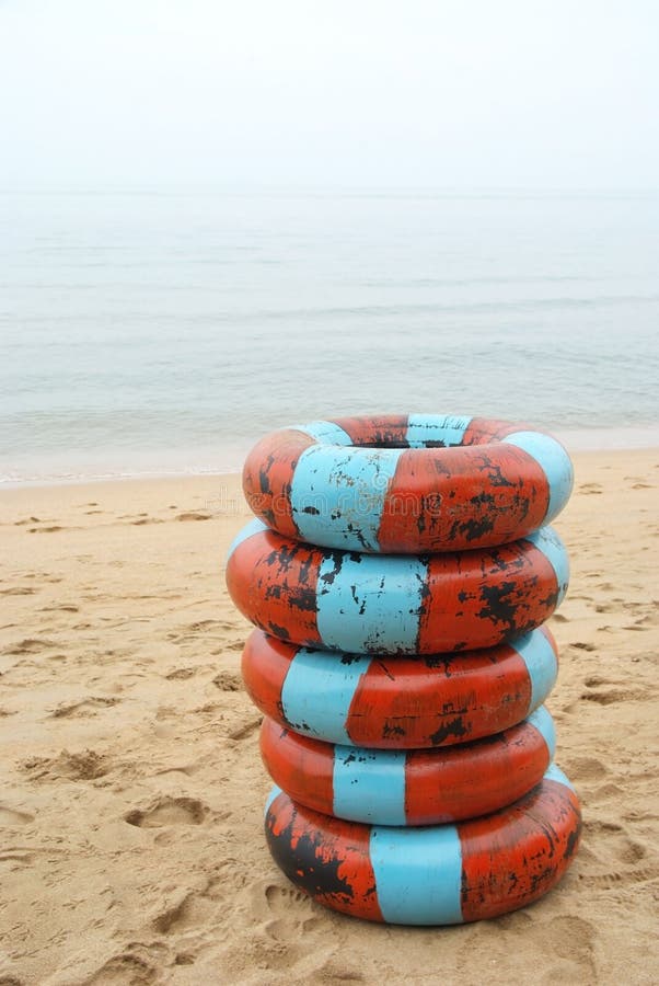 Ring float 3 stock image. Image of beach, hope, coastline - 42213419