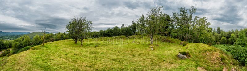 Ring Fort in Bonane Heritage Center, Ireland Stock Photo - Image of ...