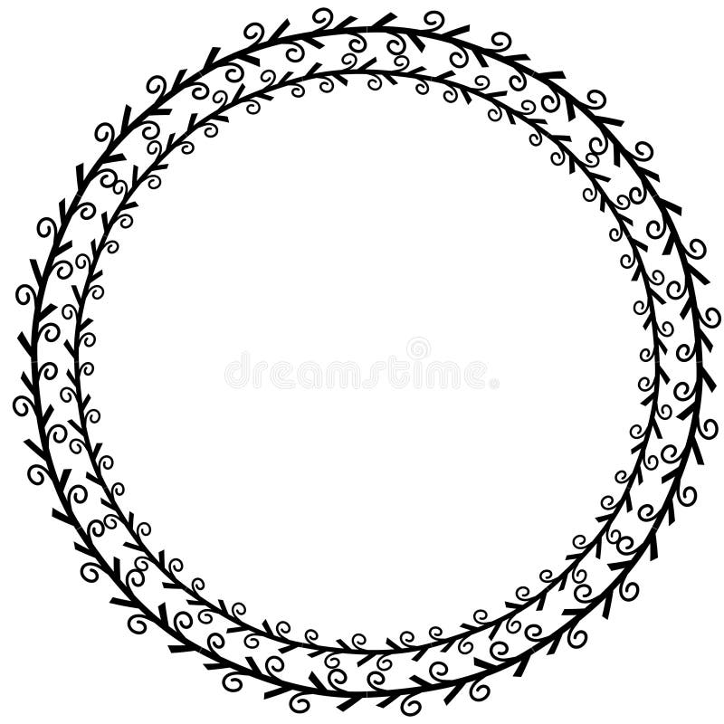 Wedding Ring Border stock illustration. Illustration of formal - 10695647