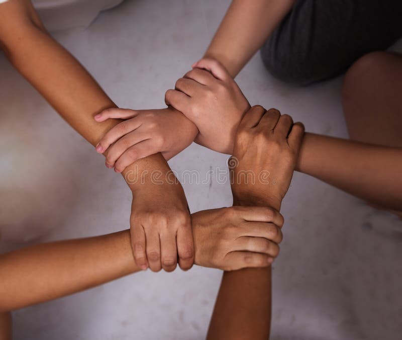 Ring of hands teamwork stock photo. Image of cooperation - 17993124