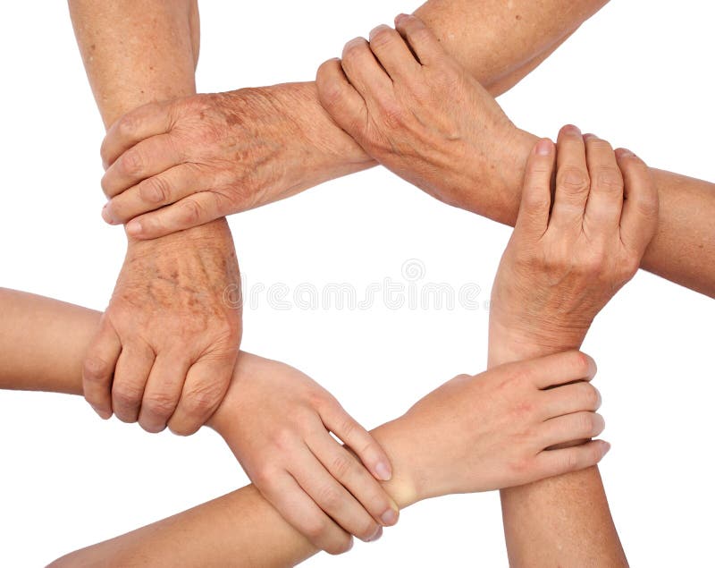 Ring of hands teamwork stock photo. Image of cooperation - 17993124
