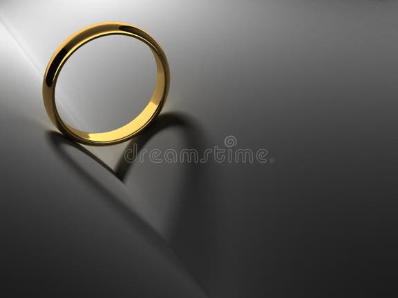 Ring with heart shadow stock illustration. Illustration of dark - 27923209