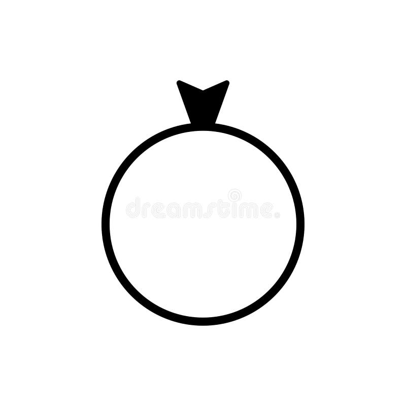 Ring Icon, Marriage Icon Vector Illustration Stock Vector ...