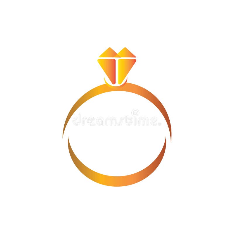 Ring Illustration Logo Vector Stock Vector - Illustration of ...
