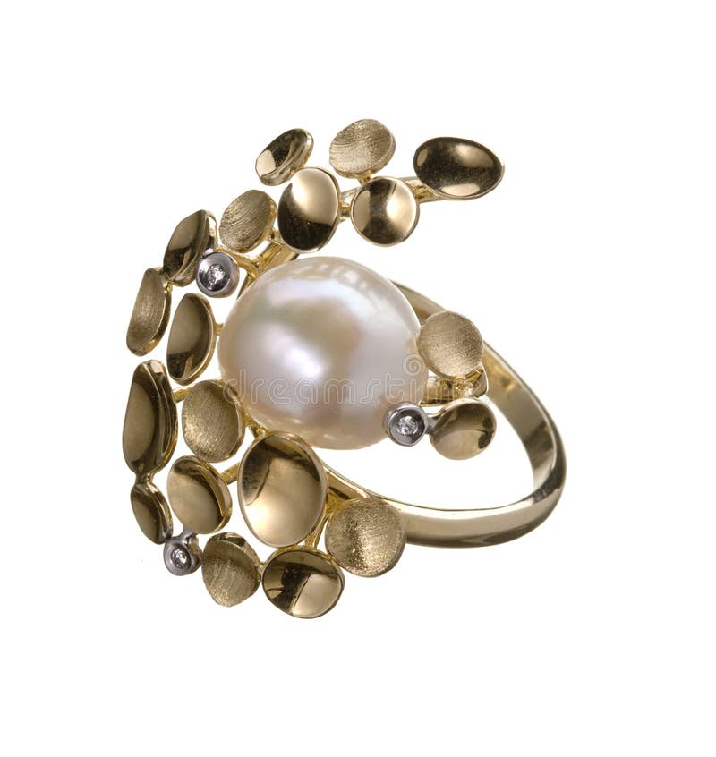 Ring isolated stock image. Image of love, perl, woman - 27800241