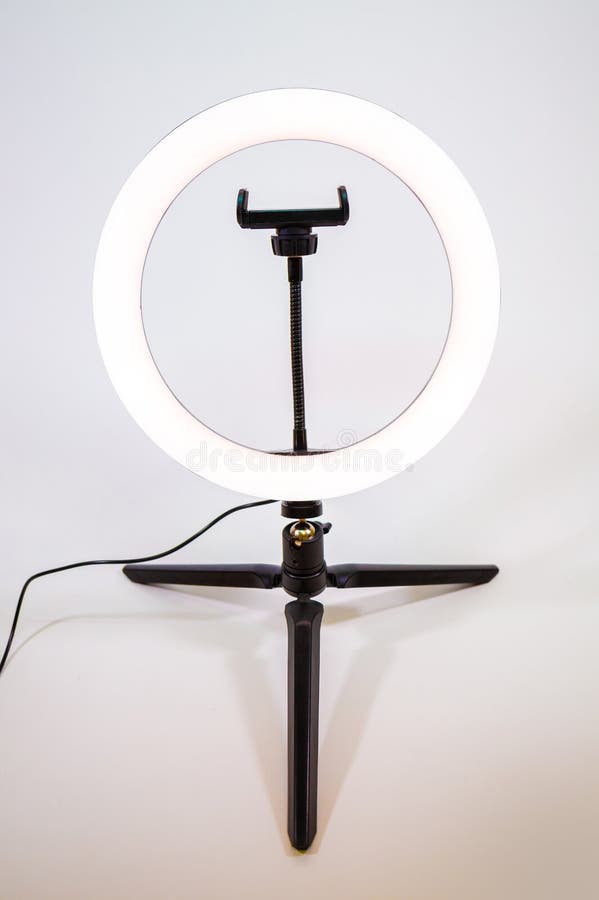 Ring Lamp on a Small Tripod. Stock Image - Image of circle, chinese ...
