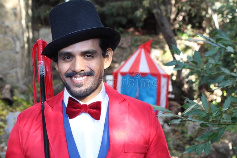 Ring leader in the circus stock photo. Image of leader - 262650732