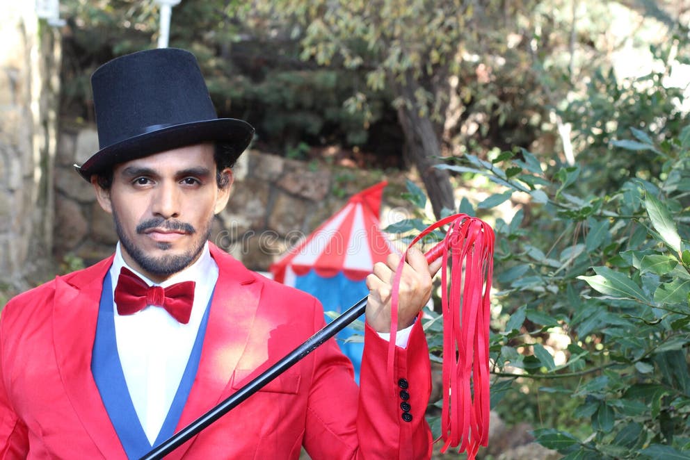 Ring leader in the circus stock photo. Image of mexican - 262650622