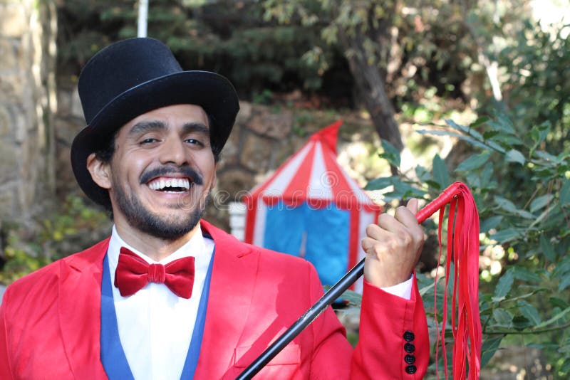 Ring leader in the circus stock photo. Image of arena - 262650860