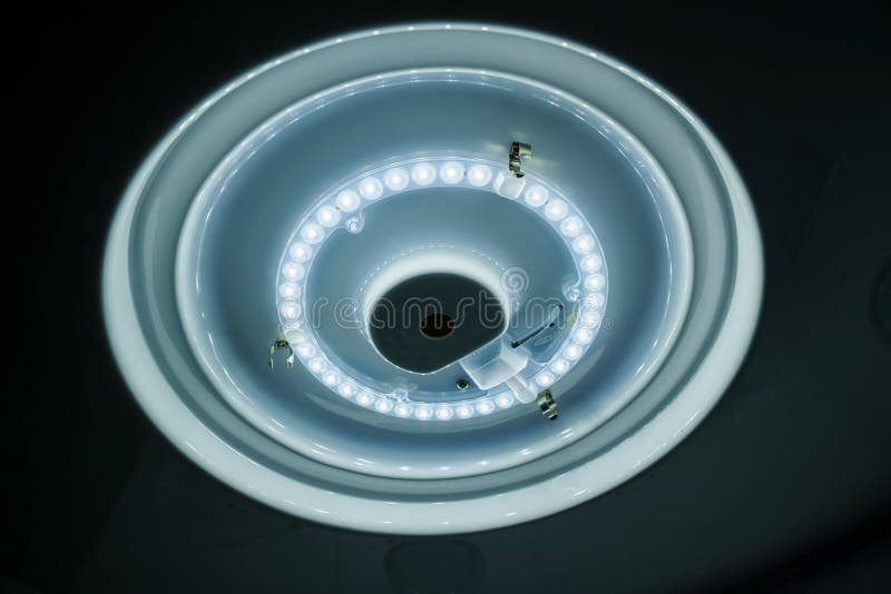 Ring LED Module. the Concept of Modern Economical Lighting Stock Image ...