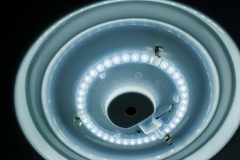 Ring LED Module. the Concept of Modern Economical Lighting Stock Image ...
