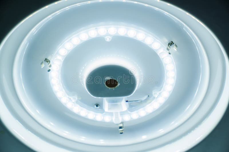 Ring LED Module. the Concept of Modern Economical Lighting Stock Photo ...