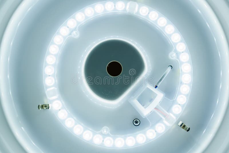 Ring LED Module. the Concept of Modern Economical Lighting Stock Photo ...