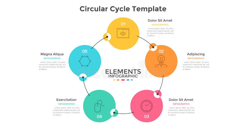 Modern Infographic Options Template Stock Vector - Illustration of ...