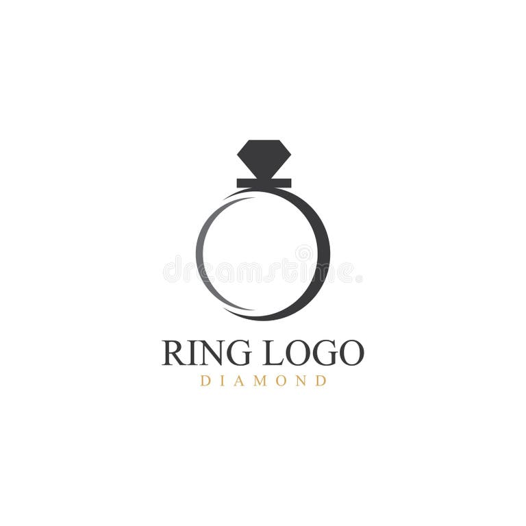 Ring Logo Diamond Ring Logo Stock Vector - Illustration of diamond ...