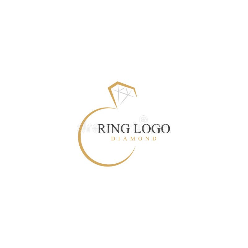 Ring Logo Diamond Ring Logo Stock Illustration - Illustration of symbol ...