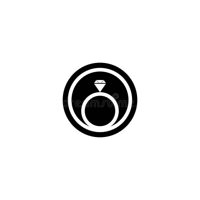 Ring logo vector icon stock illustration. Illustration of round - 189713002